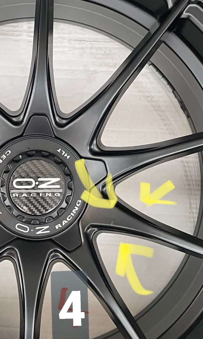 18" Original OZ RACING rims FORMULA hlt 5H MATT BLACK ITALY made, Car ...