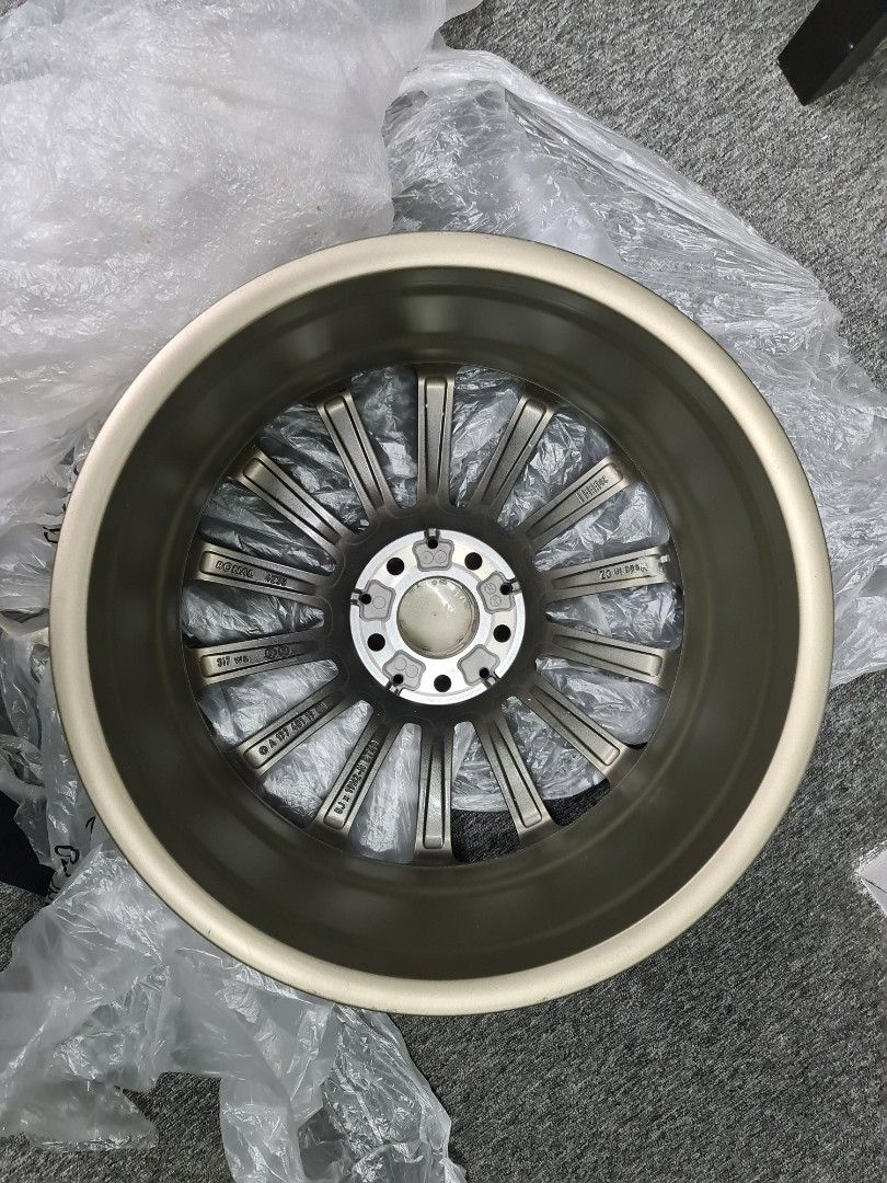 19" AMG High Sheen with Tech Gold Matt rims, Car Accessories, Tyres ...