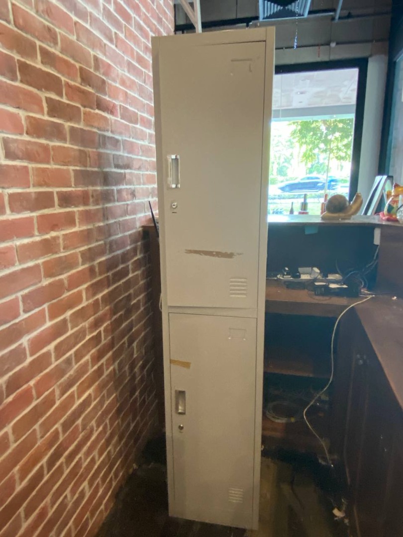 2 tier metal locker, Furniture & Home Living, Furniture, Shelves ...