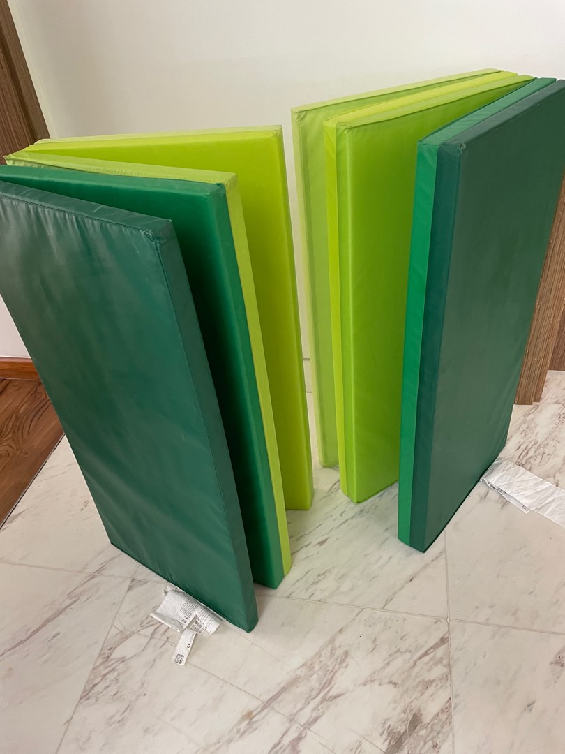 2 x Ikea PLUFSIG Folding Gym/Play Mat, Furniture & Home Living, Home ...