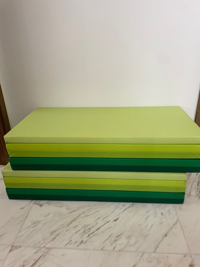 2 x Ikea PLUFSIG Folding Gym/Play Mat, Furniture & Home Living, Home ...