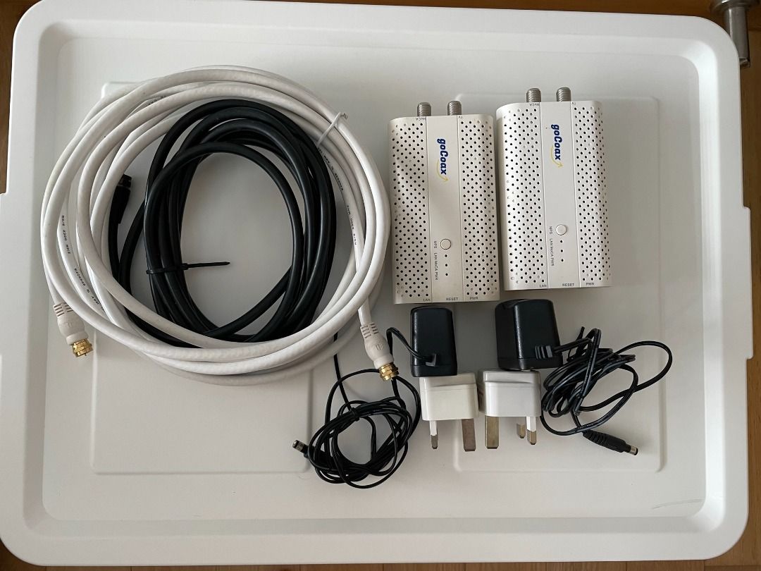 2x goCoax WF-803M MoCA 2.5 Ethernet over Coaxial Adapter, Computers ...