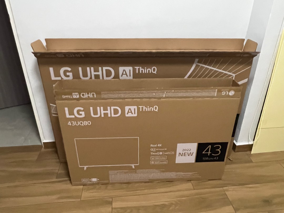 43 inch empty tv box, TV & Home Appliances, TV & Entertainment, TV ...