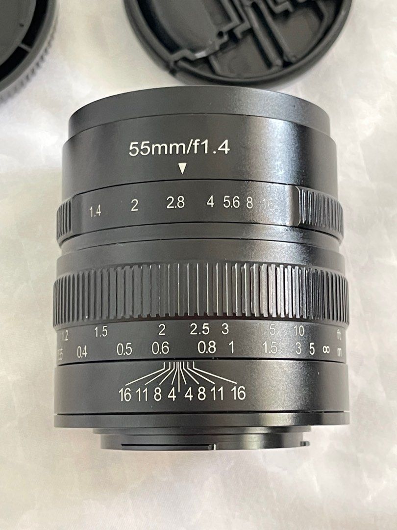 7artisans 55mm f1.4 MFT / M43 /, Photography, Lens & Kits on Carousell
