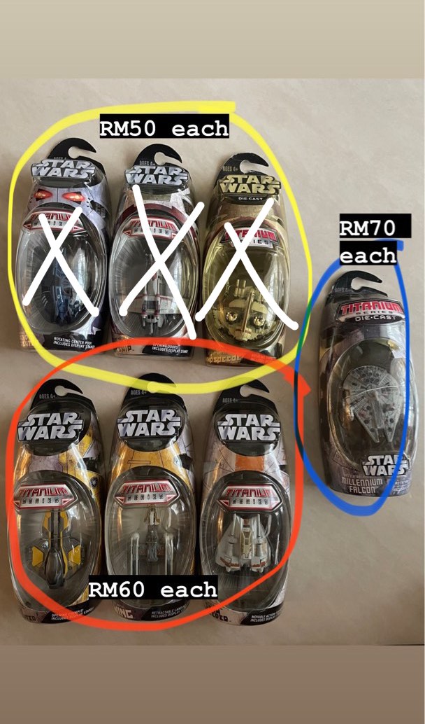 ⭐️ Brand New Star Wars Titanium Series Die Cast - Millennium Falcon ...