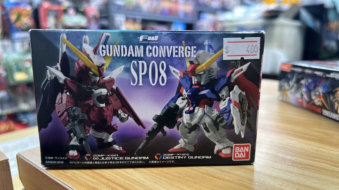 全新 FW Gundam Converge Sp08 Justice Gundam Destiny Gundam 命運高達 正義高達, 興趣及遊戲, 玩具 & 遊戲類 - Carousell