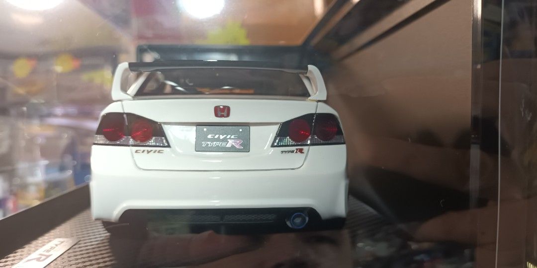 現貨最後一部 IG IGNITION MODEL 1:18 IG2826 HONDA CIVIC TYPE-R FD2 WHITE 白色 前期 非 AUTOART OTTO ONEMODEL ...