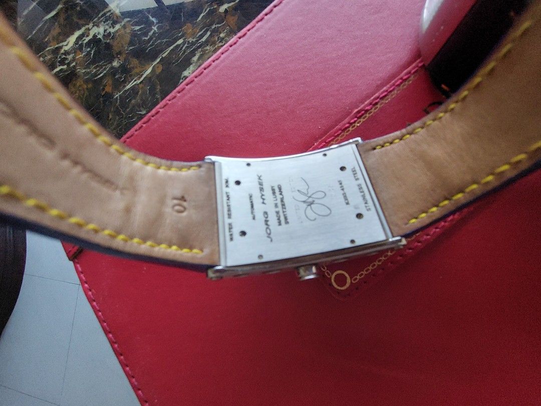 A pair of Limited Edition Swiss Made Jorg Hysek Automatic watch for ...