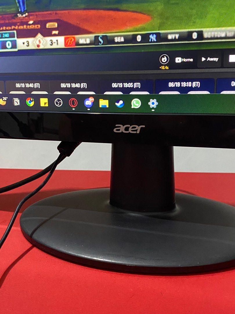 ACER S200HQL LCD MONITOR, Computers & Tech, Parts & Accessories ...