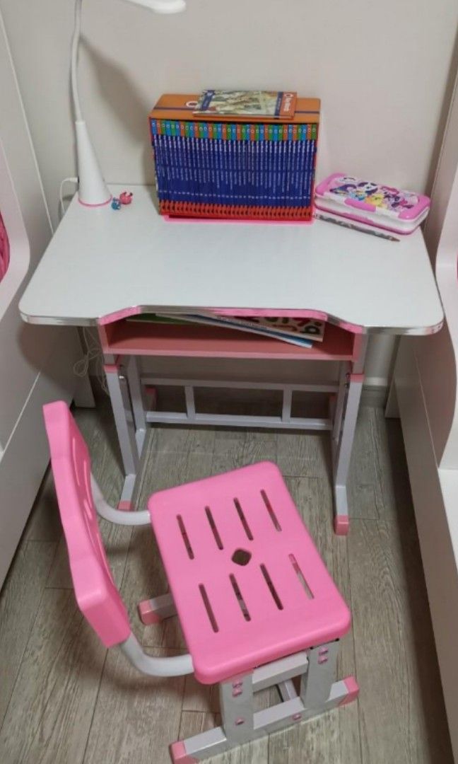 Adjustable study table, Furniture & Home Living, Furniture, Tables ...