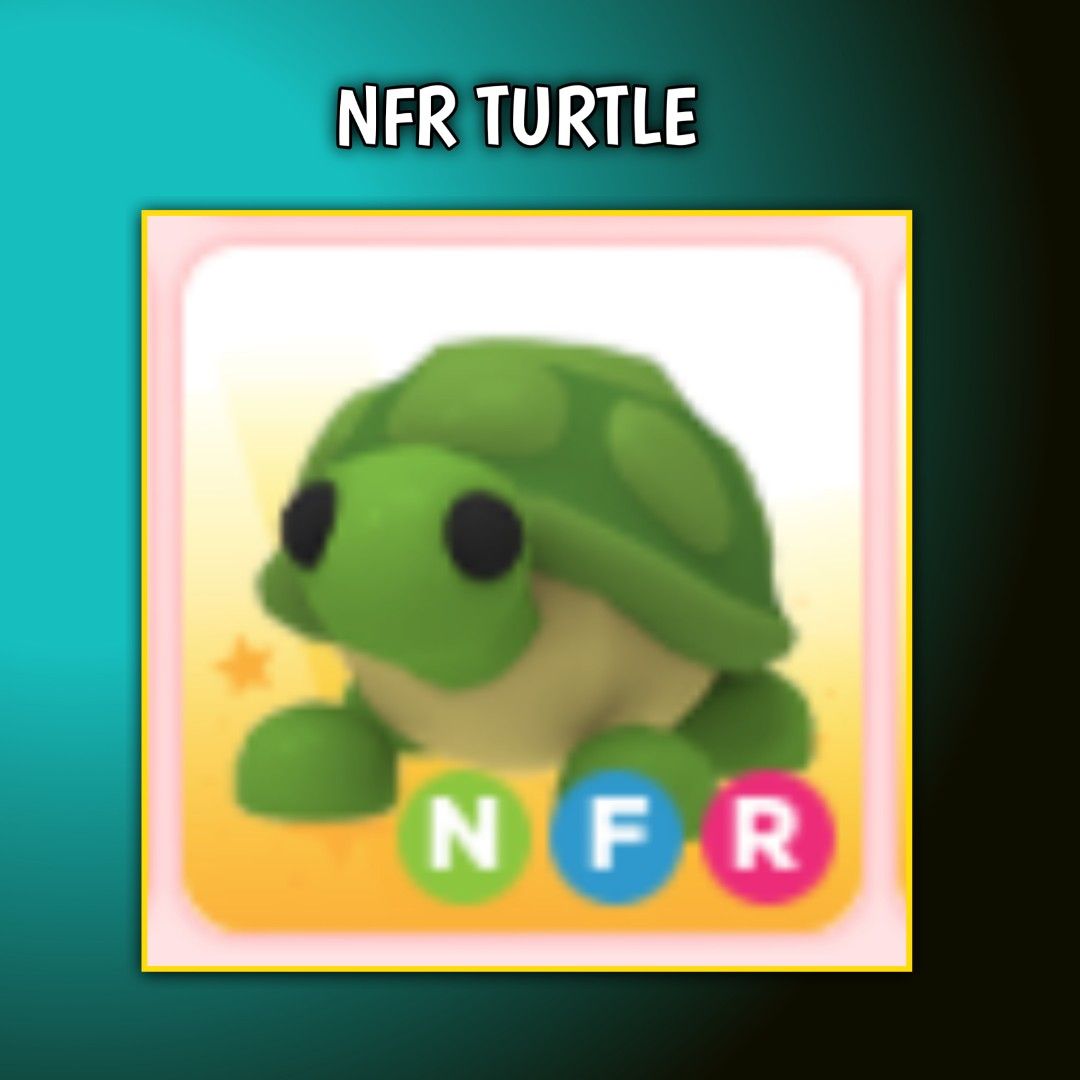 Adopt Me Pet FOR SALE NFR TURTLE #ADOPTME #ROBLOX, Video Gaming, Video ...