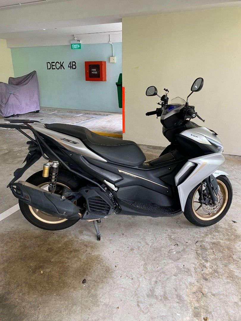 Aerox 155 2021-OCT V2 (silver), Motorcycles, Motorcycles for Sale ...