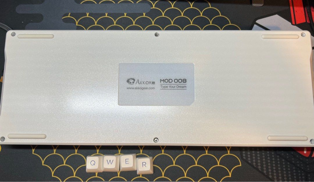 *PRICE DROP* Akko Mod 008 Fully Built Pearl White Custom Mechanical ...