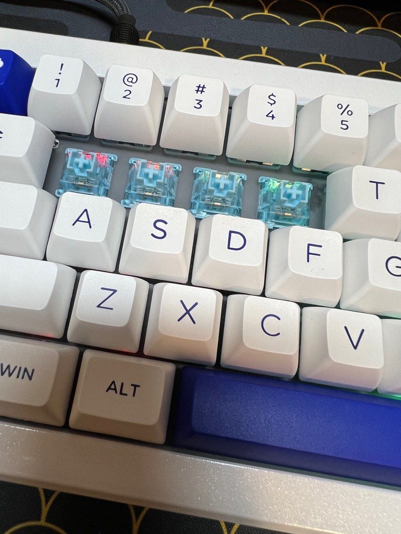 *PRICE DROP* Akko Mod 008 Fully Built Pearl White Custom Mechanical ...