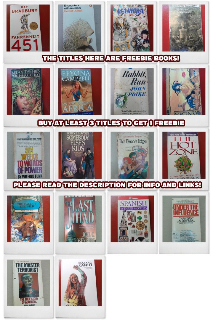 ALL TITLES @25.00!! Classics, Contemporary, Nonfiction on Carousell