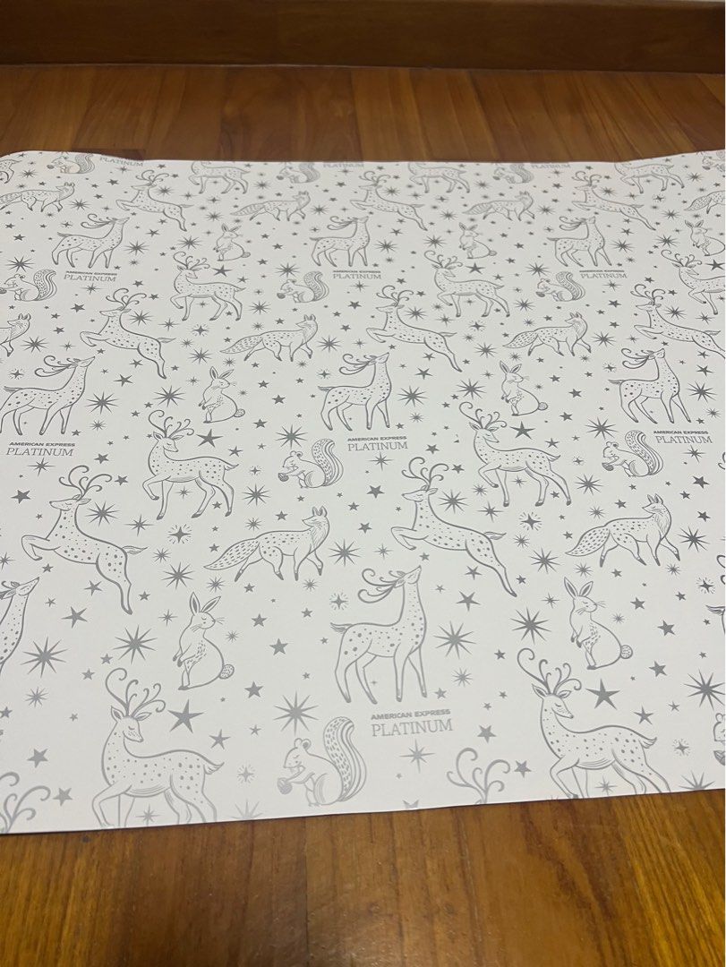 Amex platinum wrapping paper, Hobbies & Toys, Stationery & Craft, Craft ...