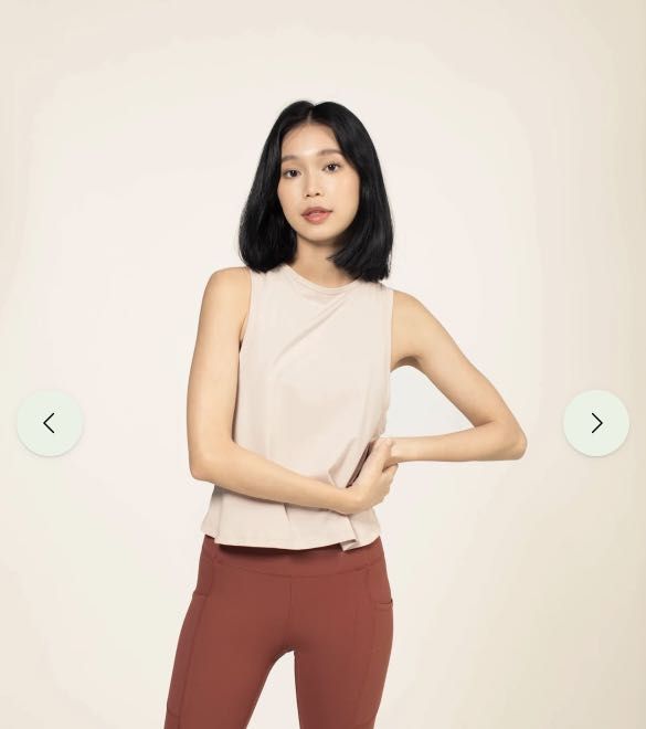 Anya Active Curve Tank in Hug, Women's Fashion, Activewear on Carousell