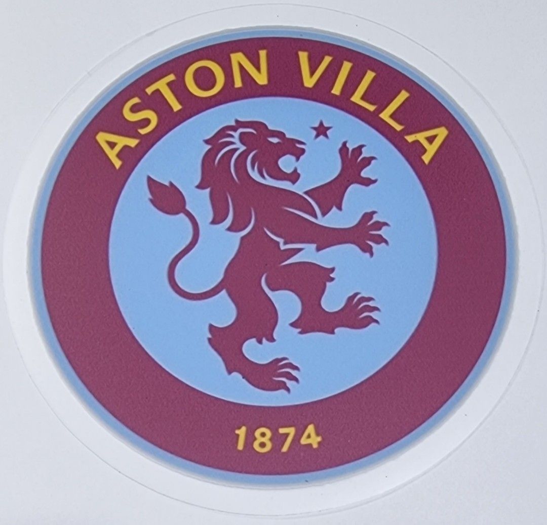 Aston Villa Football Club Car Decal, Hobbies & Toys, Stationery & Craft ...