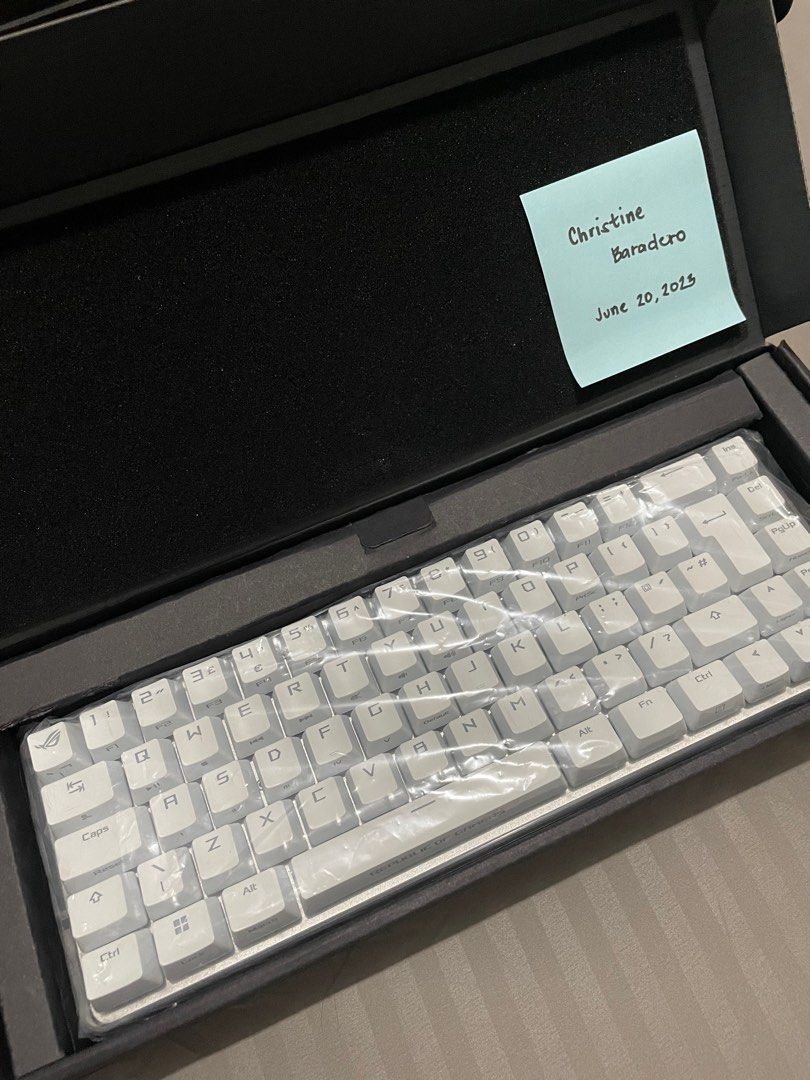 ASUS ROG Falchion Ice in White (ISO Layout), Computers & Tech, Parts ...