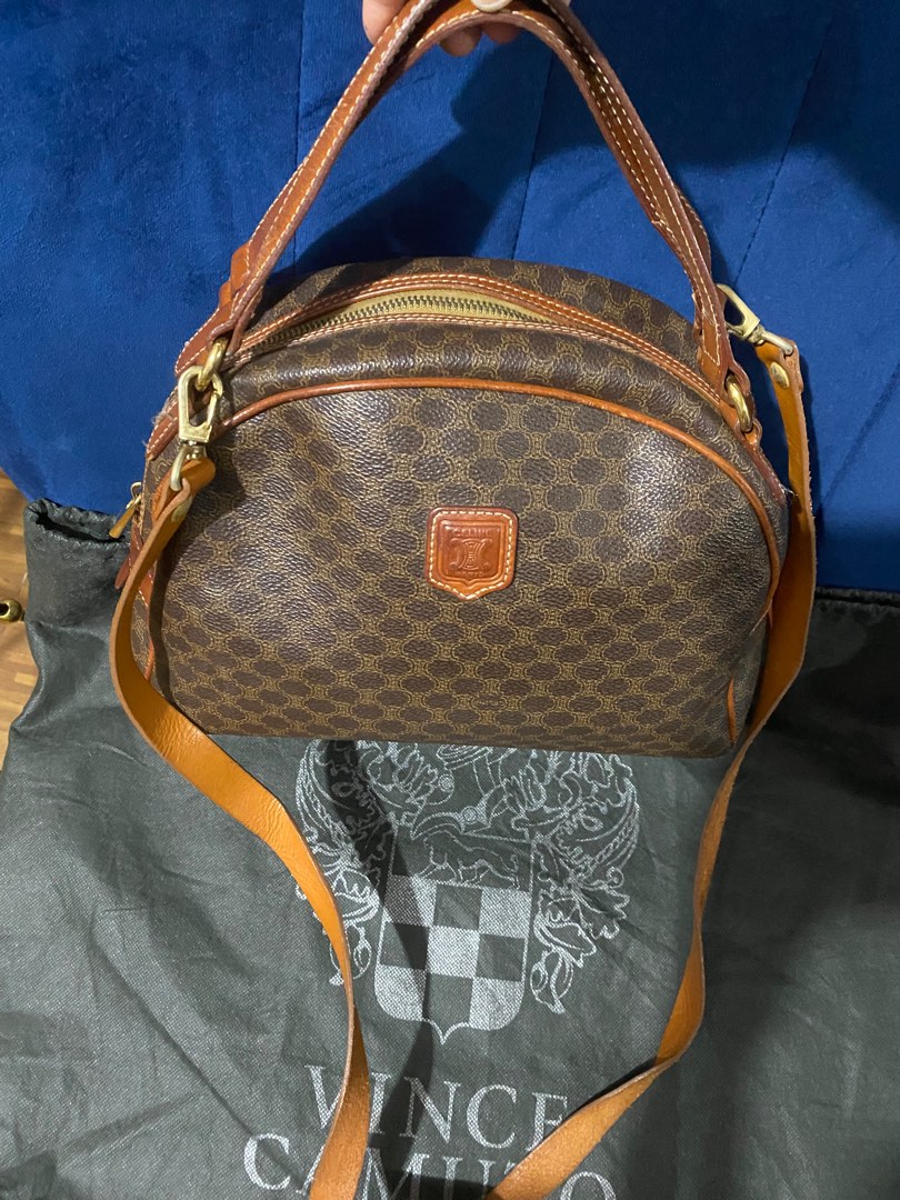 Authentic Celine Two Way Hand/ Sling Leather Bag on Carousell