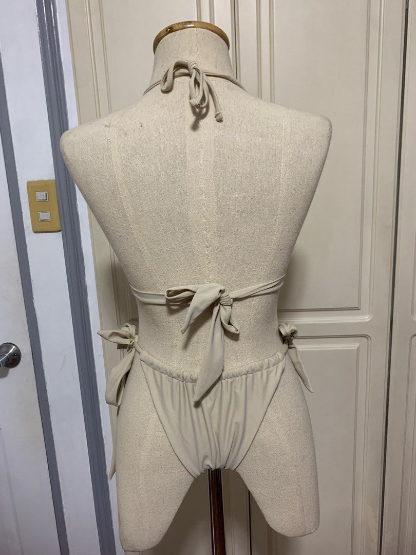 Beige Two Piece, Women's Fashion, Activewear on Carousell