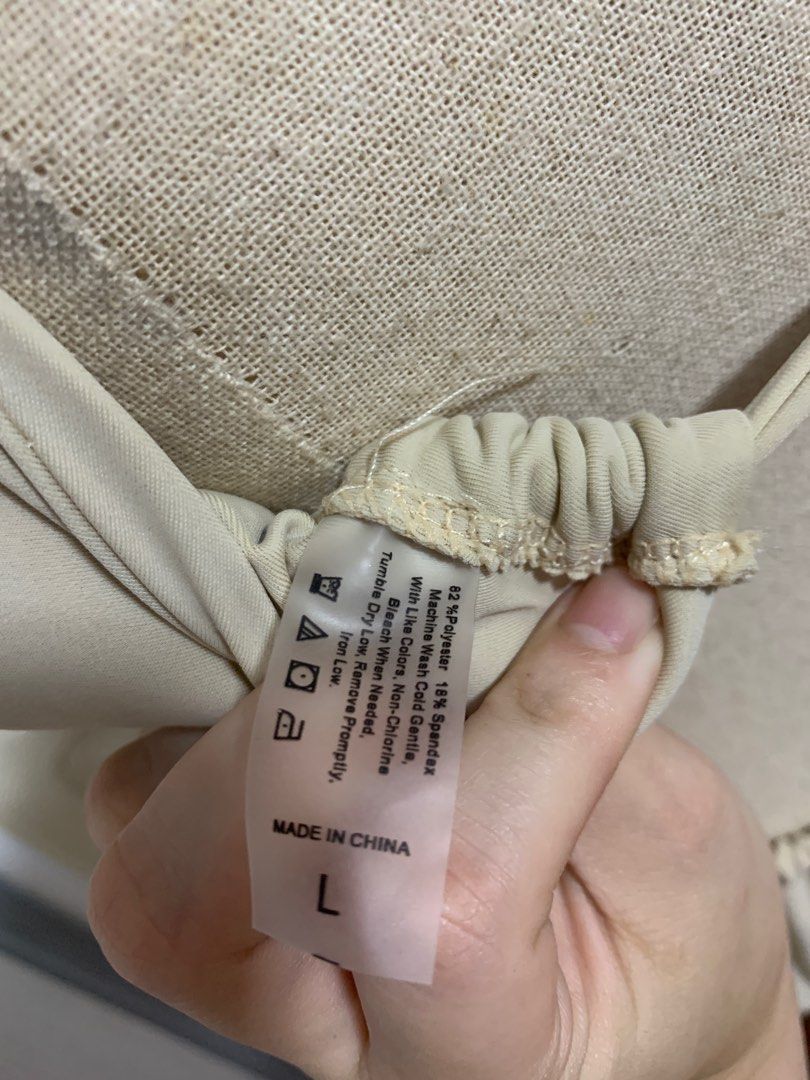 Beige Two Piece, Women's Fashion, Activewear on Carousell