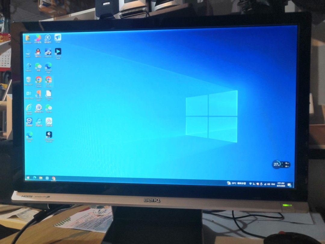 BenQ E2200HD Monitor 顯示器 1920x1080 22吋 22 inch ，DVI, HDMI, VGA input ...