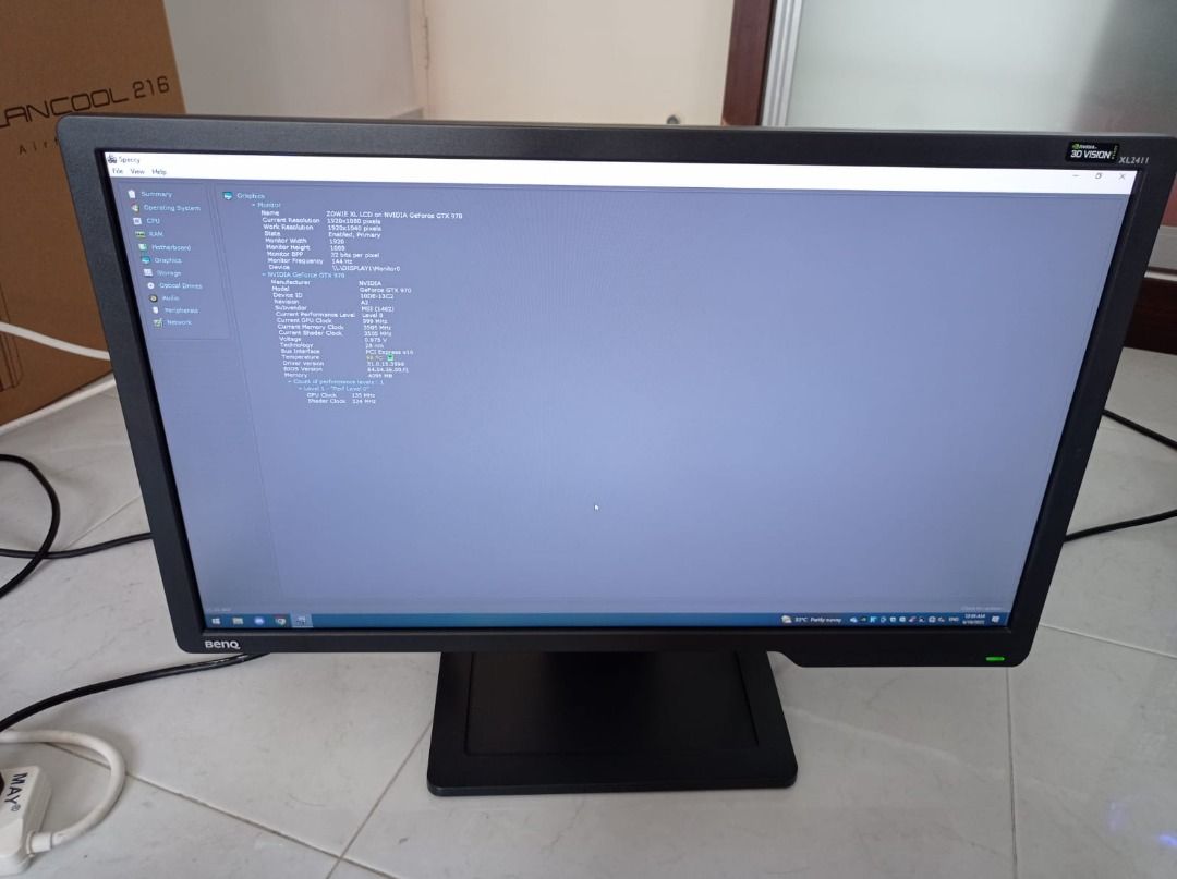 BENQ XL2411, Computers & Tech, Parts & Accessories, Monitor Screens on ...