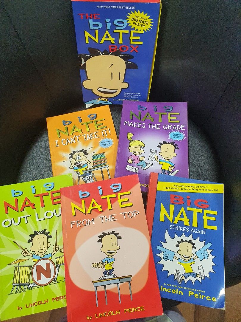 Big Nate- set of 6, Hobbies & Toys, Books & Magazines, Children's Books ...