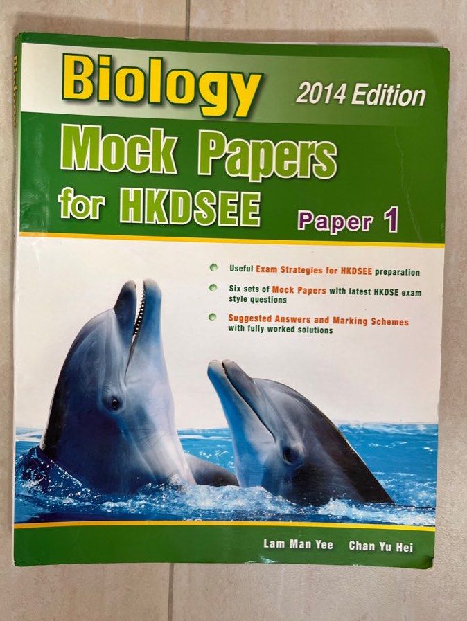 Biology mock paper 1 for HKDSE, 興趣及遊戲, 書本 & 文具, 教科書 - Carousell