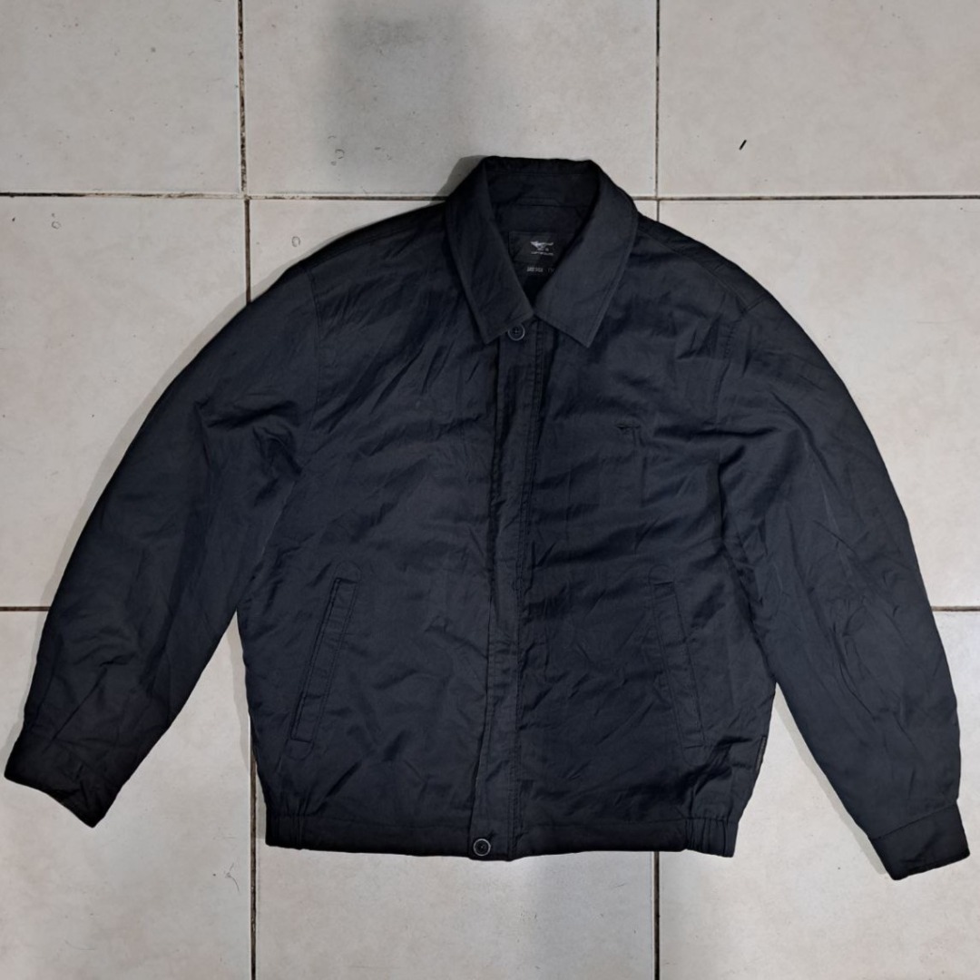 Black Waterproof Work Jacket | Aesthetic Streetwear Y2K on Carousell