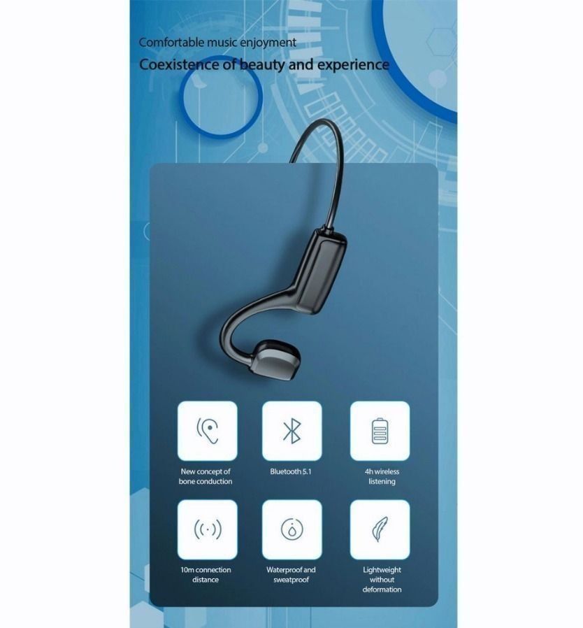Bone Conduction Playtime , Audiopro 10 Hours Proffesional bone ...