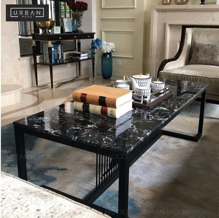 BRIX Modern Marble Coffee Table, Furniture & Home Living, Furniture ...