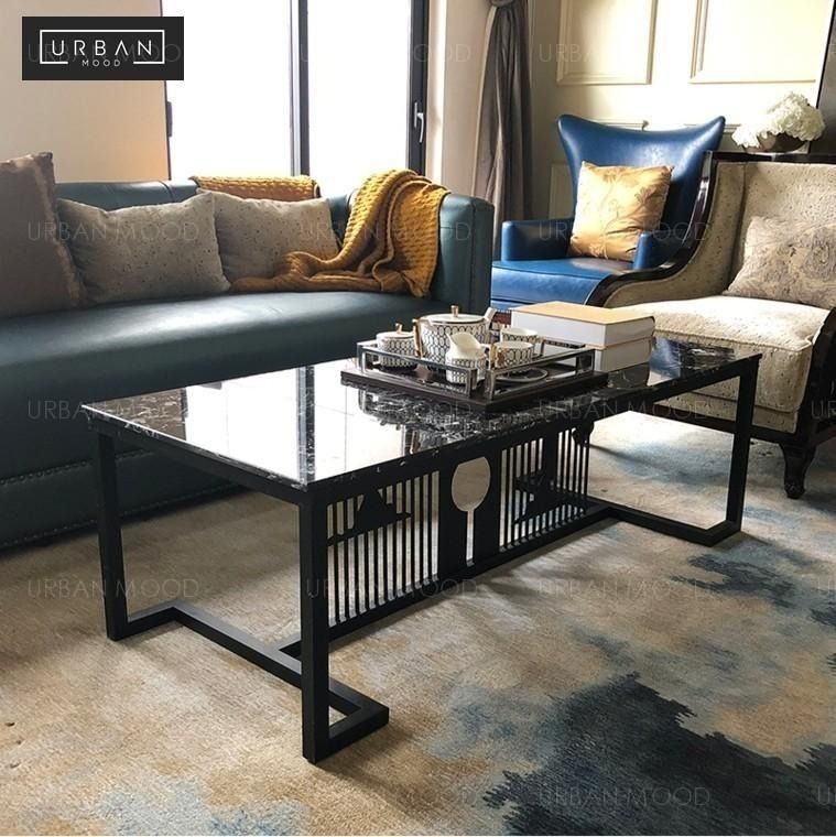 BRIX Modern Marble Coffee Table, Furniture & Home Living, Furniture ...
