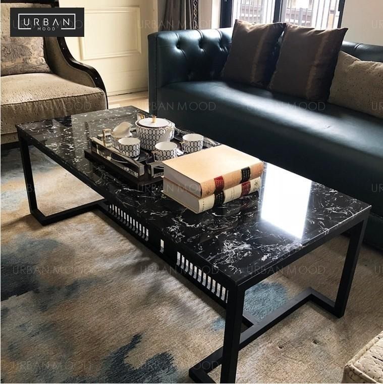 BRIX Modern Marble Coffee Table, Furniture & Home Living, Furniture ...