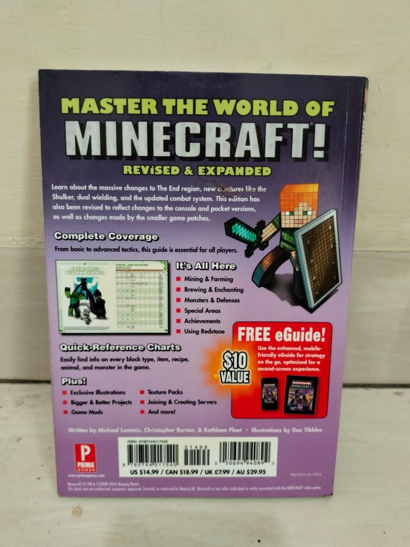 Buku mastering minecraft, Buku & Alat Tulis, Buku di Carousell