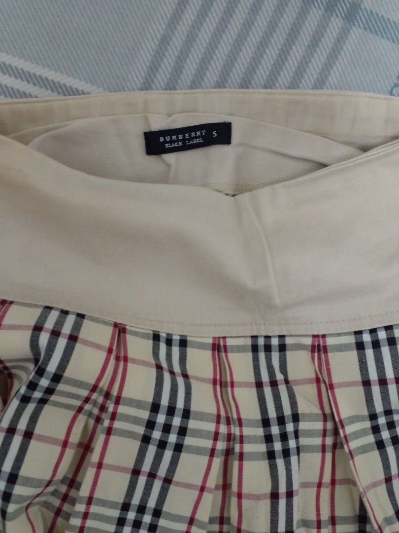 Burberry Plaid Mini Skirt Women S Fashion Bottoms Skirts On Carousell