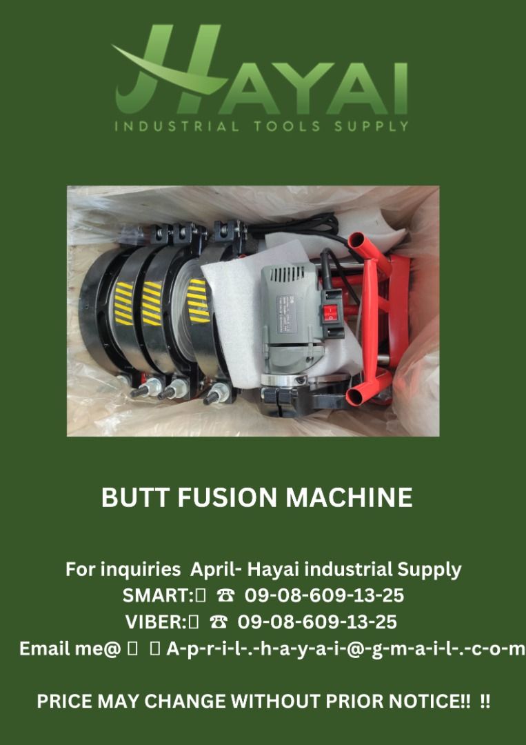 Butt fusion machine, Commercial & Industrial, Construction Tools ...