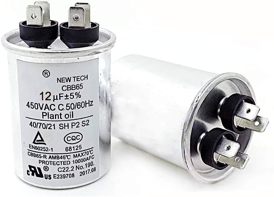 Capacitor CBB65 12UF 450VAC, Commercial & Industrial, Industrial ...