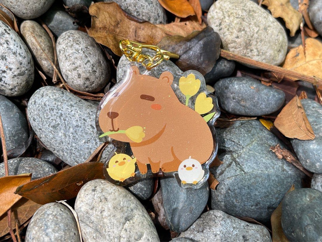 Capybara Acrylic Keychains, Hobbies & Toys, Stationery & Craft ...