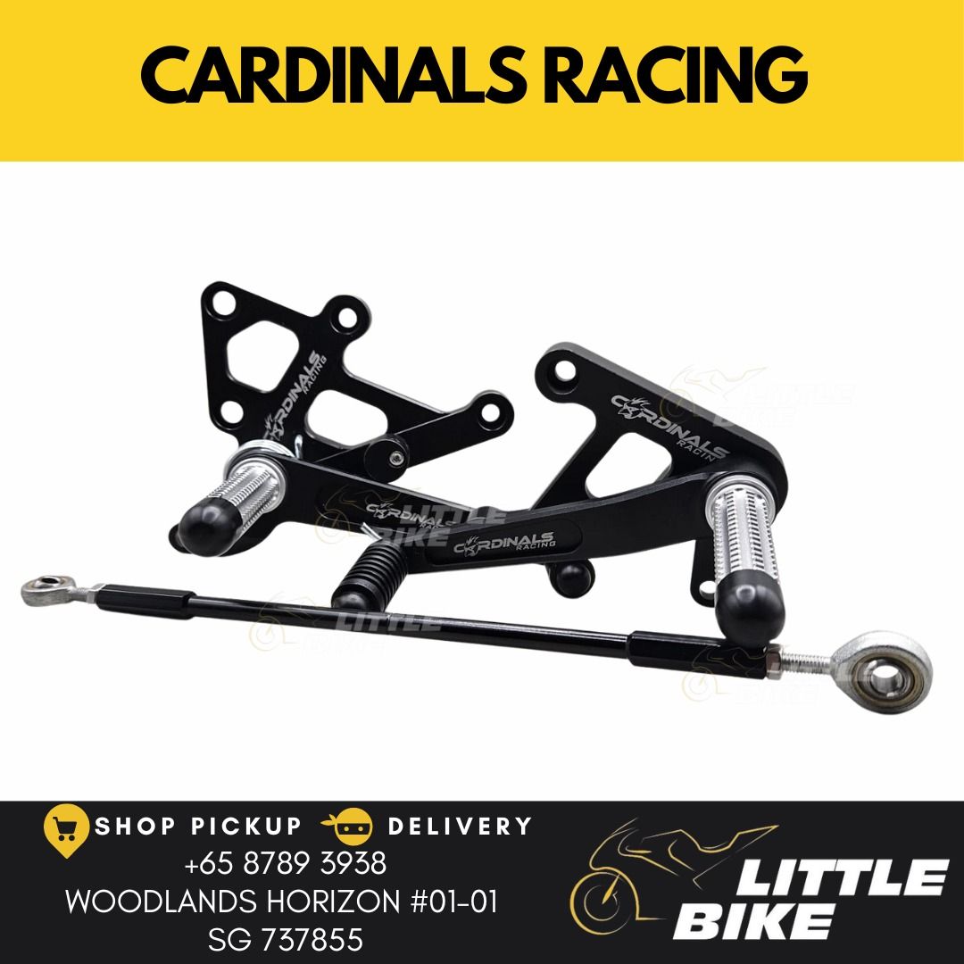 Cardinals racing Yamaha R15 R15v3/v4 racing footrest, Motorcycles ...
