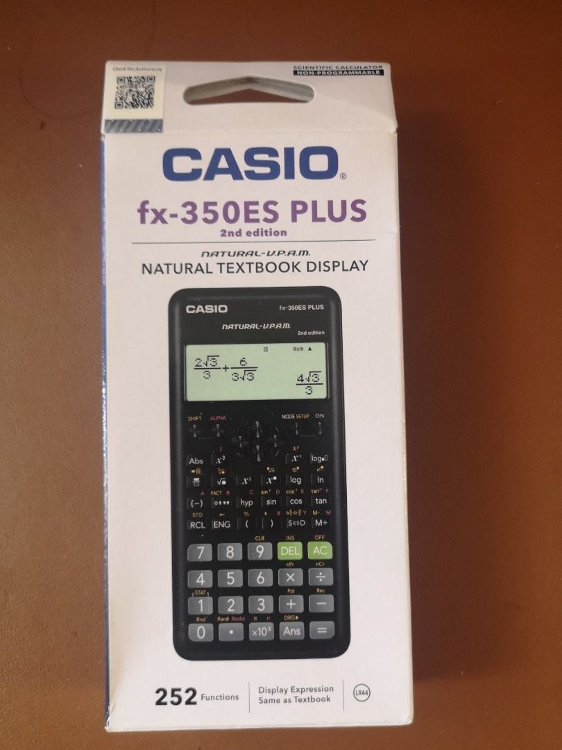 CASIO fx-350ES PLUS 2nd Edition, Mobile Phones & Gadgets, Other Gadgets ...