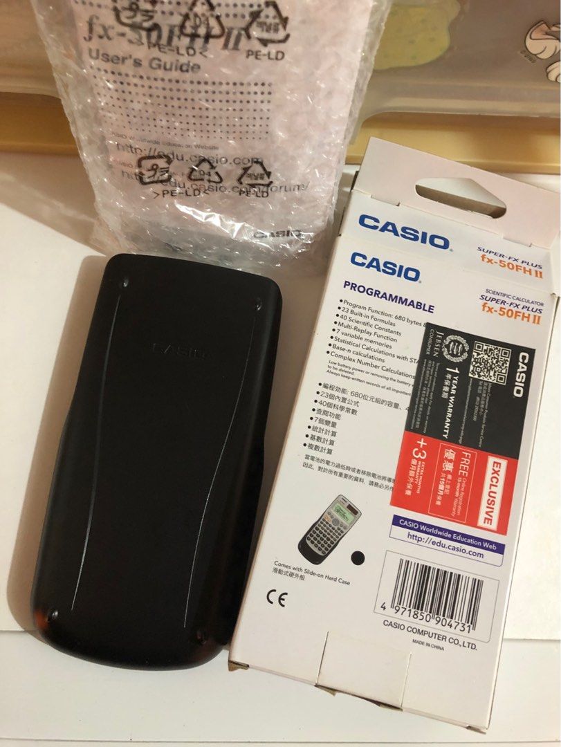 Casio fx-50FH II計數機, 電腦＆科技, 商務用科技產品 - Carousell
