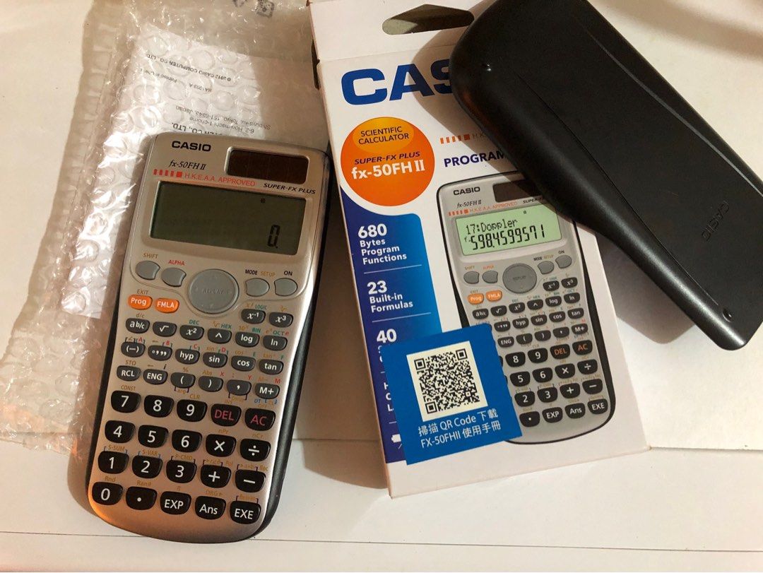 Casio fx-50FH II計數機, 電腦＆科技, 商務用科技產品 - Carousell