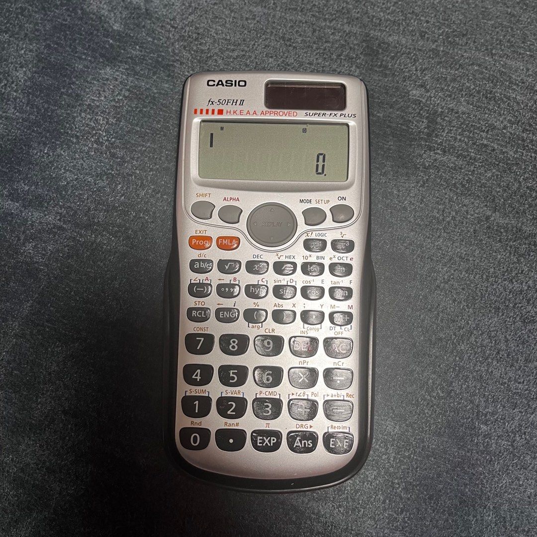 Casio fx-50FH II 計數機, 興趣及遊戲, 手作＆自家設計, 文具 - Carousell