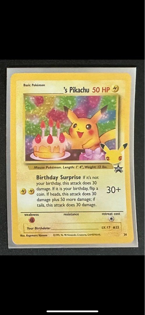 Celebrations Charizard, Birthday Pikachu, Shining Magikarp, Hobbies ...