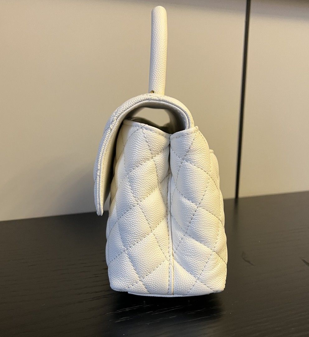 Chanel coco handle small white, Women's Fashion, Bags & Wallets, Cross ...
