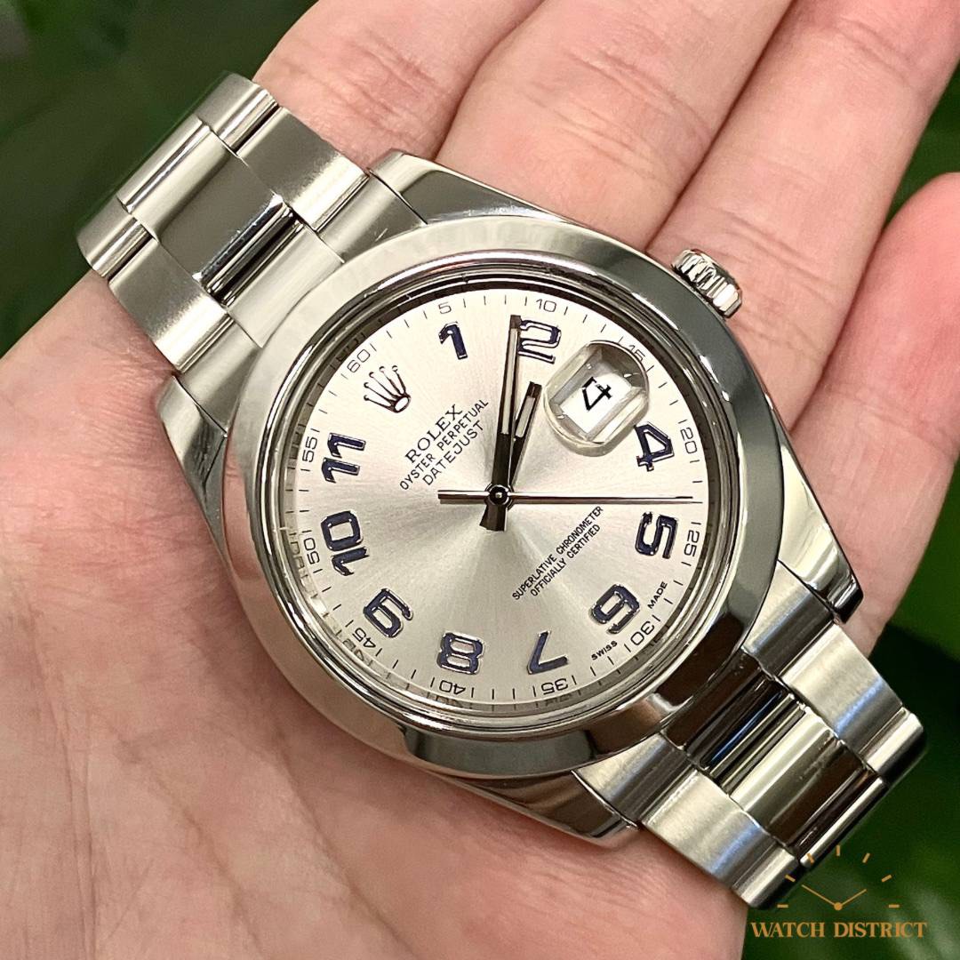 CHEAPEST 41MM Rolex OP Datejust 116300 Blue Arabic FULL SET, Luxury ...