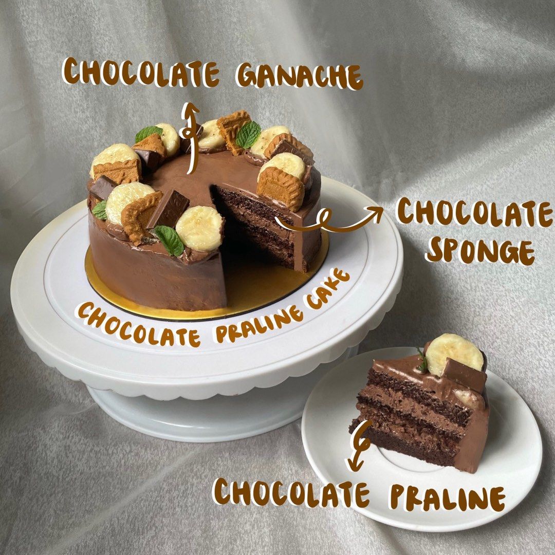 Chocolate Praline Cake, Food & Drinks, Homemade Bakes on Carousell