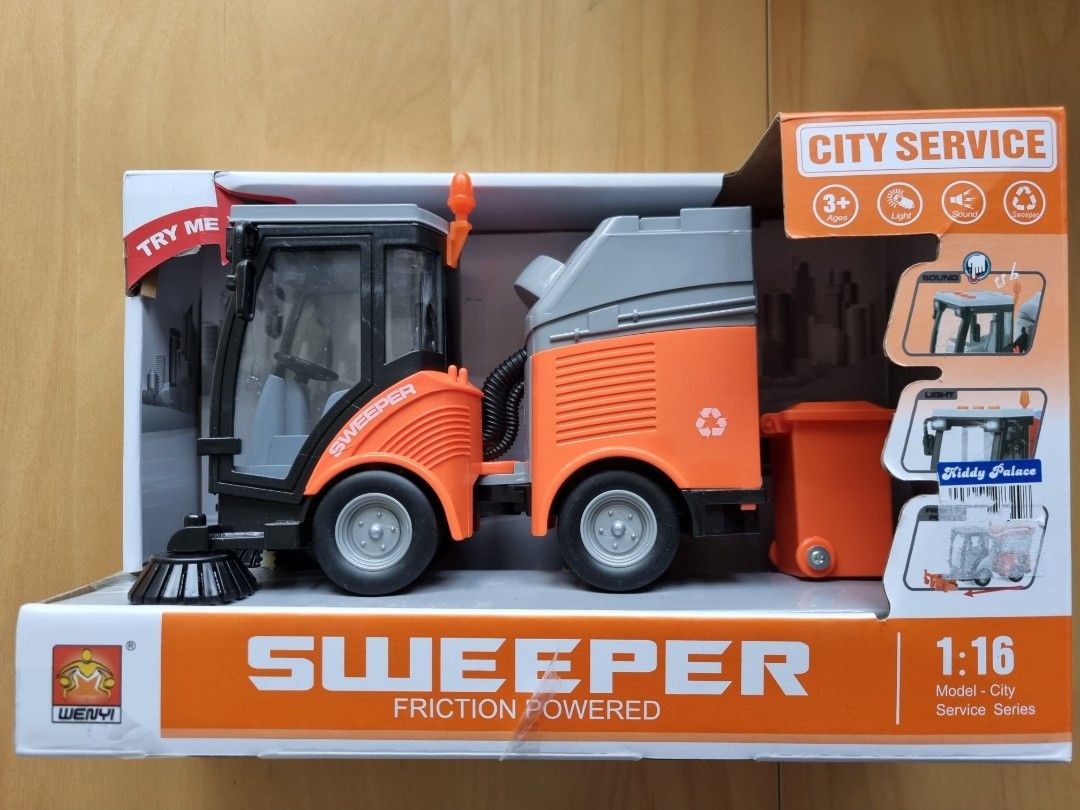 City Service Sweeper Dump Truck car toy, Hobbies & Toys, Toys & Games ...